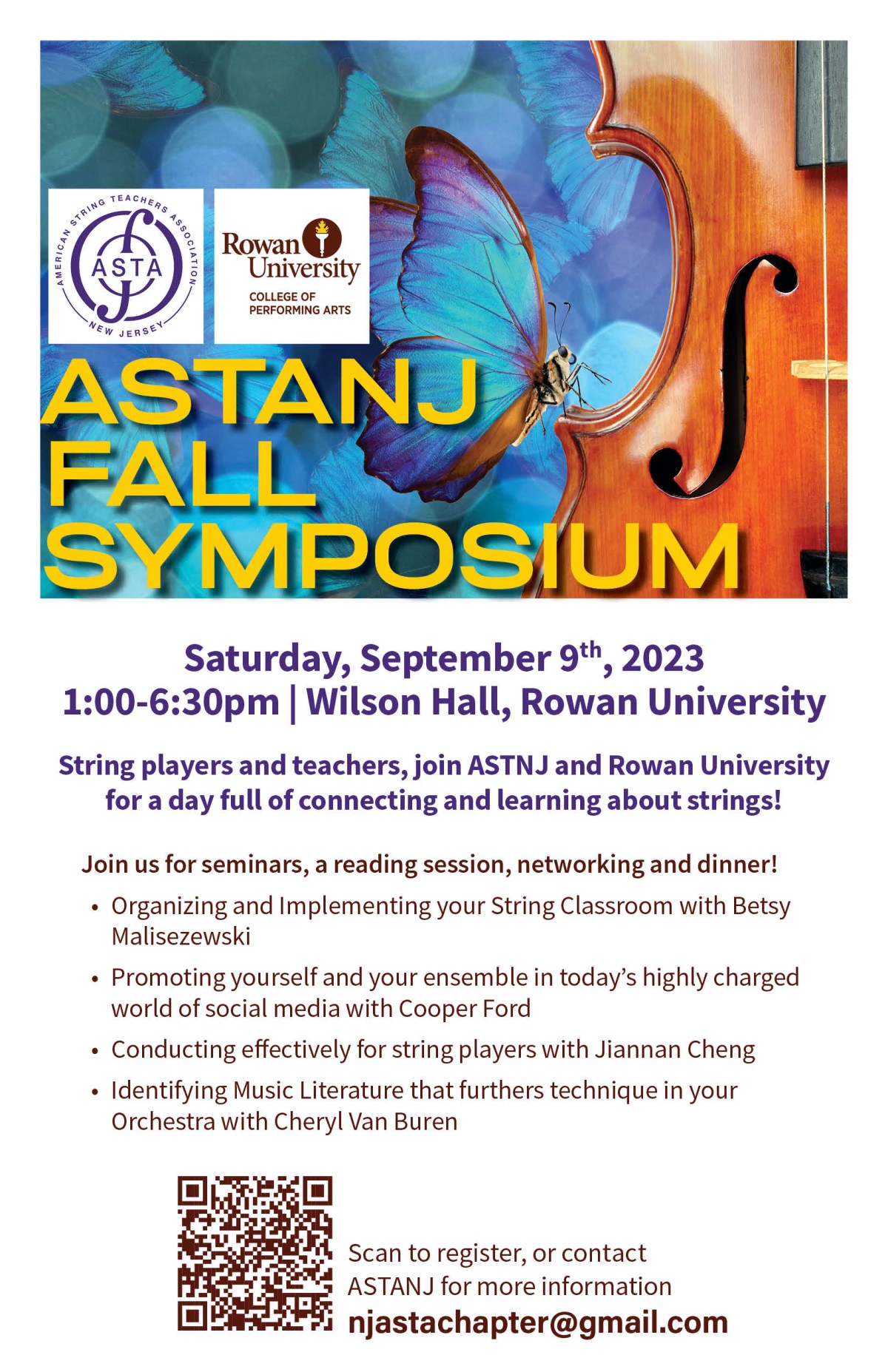 Fall Symposium #1 - Glassboro (Sept 9) - ASTA NJ